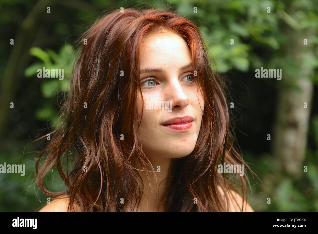 German Model in Wimbledon Park ... 2017 Stock Photo - Alamy