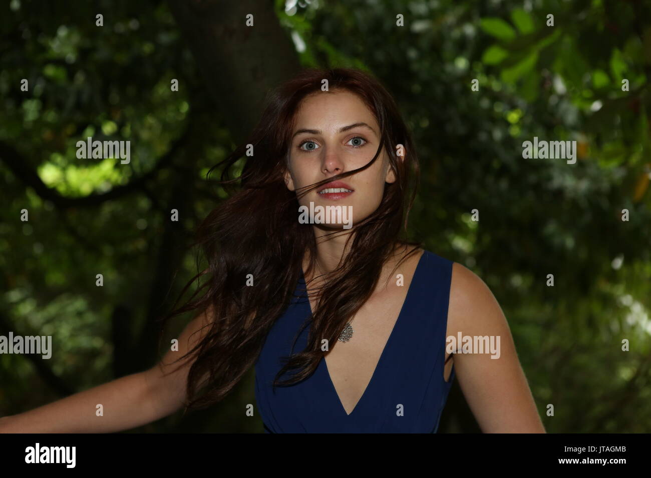 German Model in Wimbledon Park ... 2017 Stock Photo - Alamy