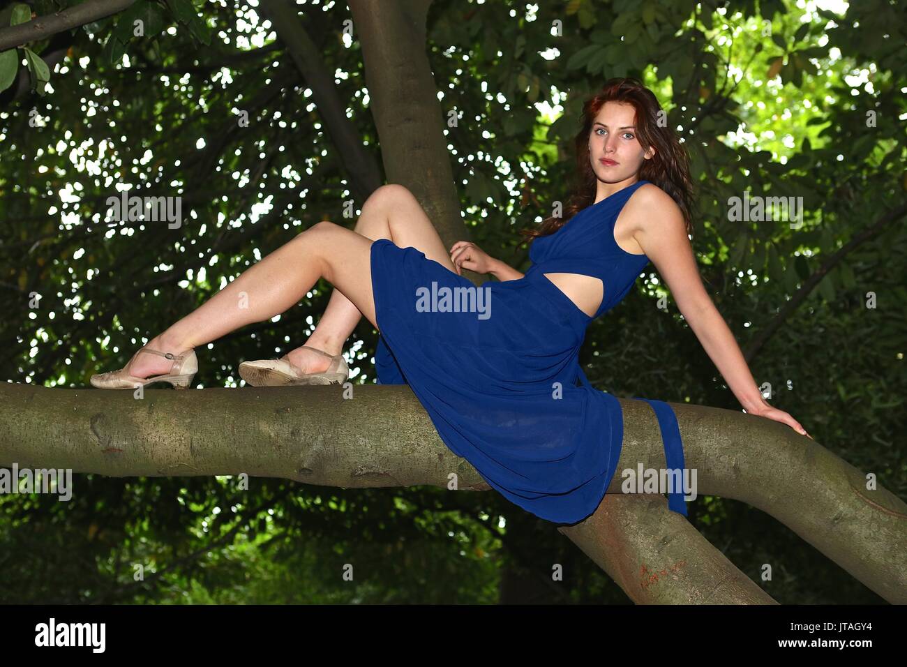 German Model in Wimbledon Park ... 2017 Stock Photo - Alamy