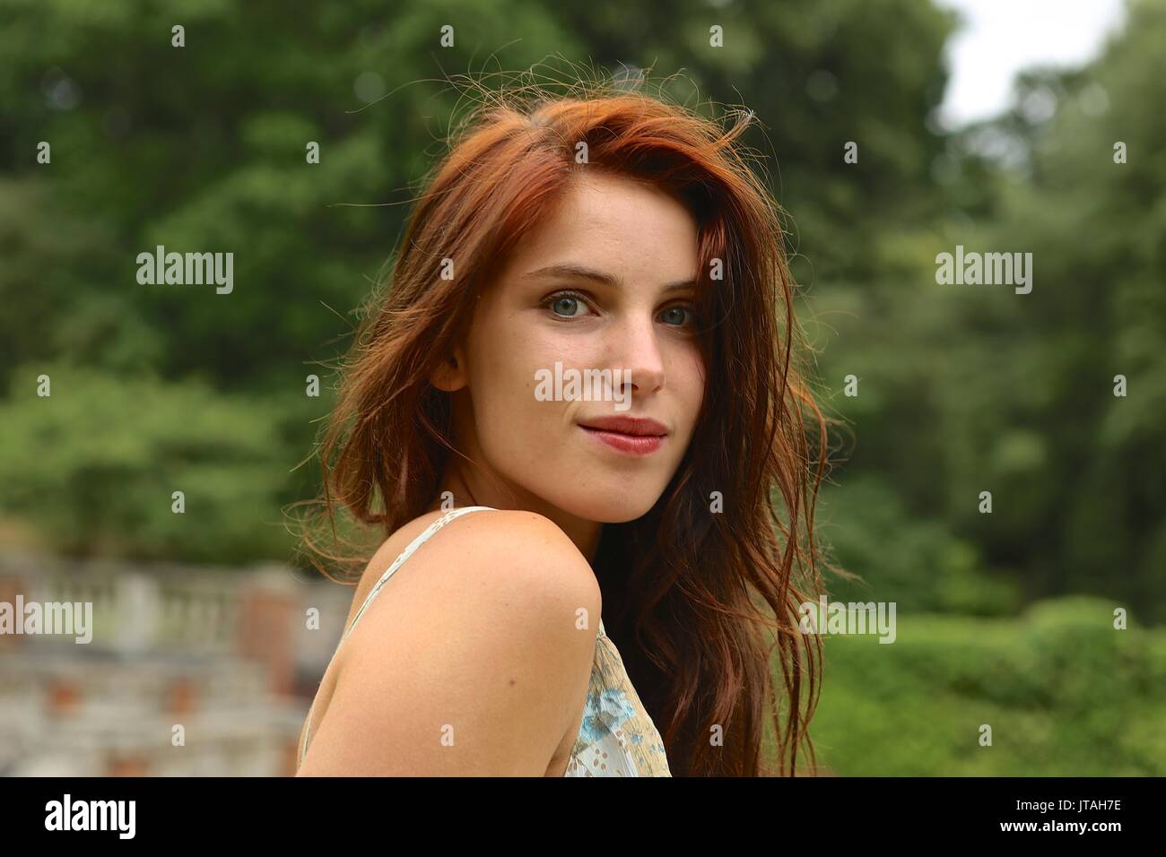 German Model in Wimbledon Park ... 2017 Stock Photo - Alamy