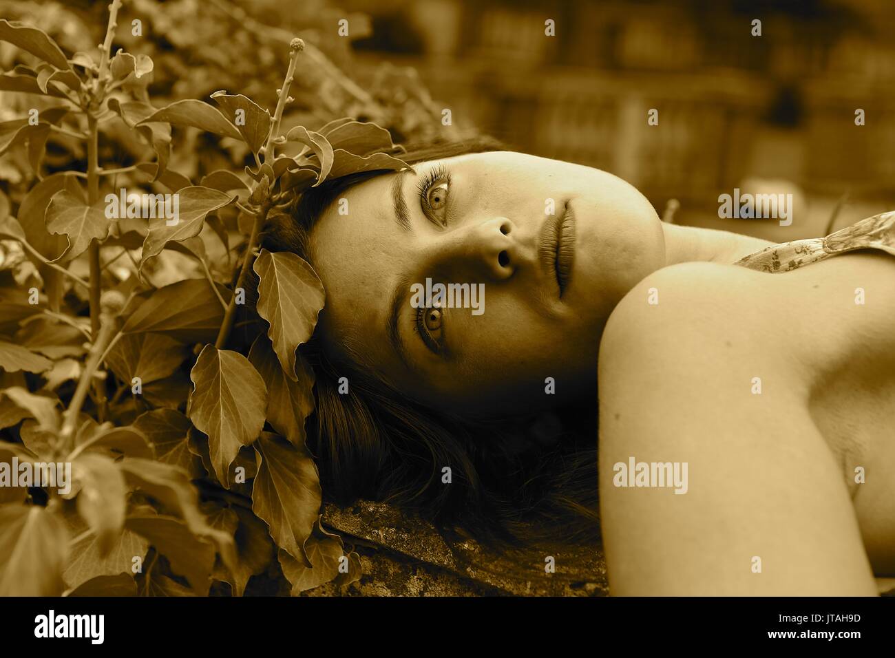 German Model in Wimbledon Park ... 2017 Stock Photo - Alamy