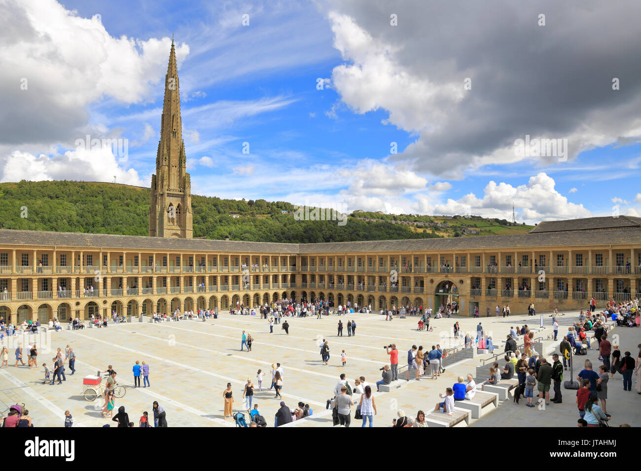 Recently opened Piece Hall after a £19 million conservation and ...
