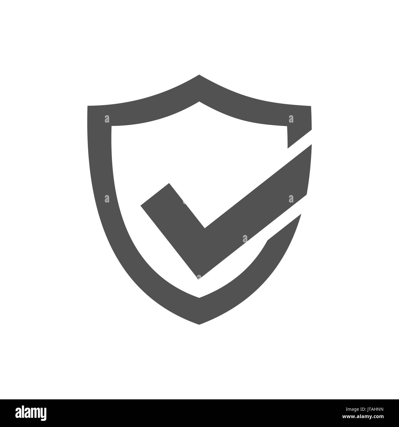 Active protection shield icon on a white background Stock Vector Image ...