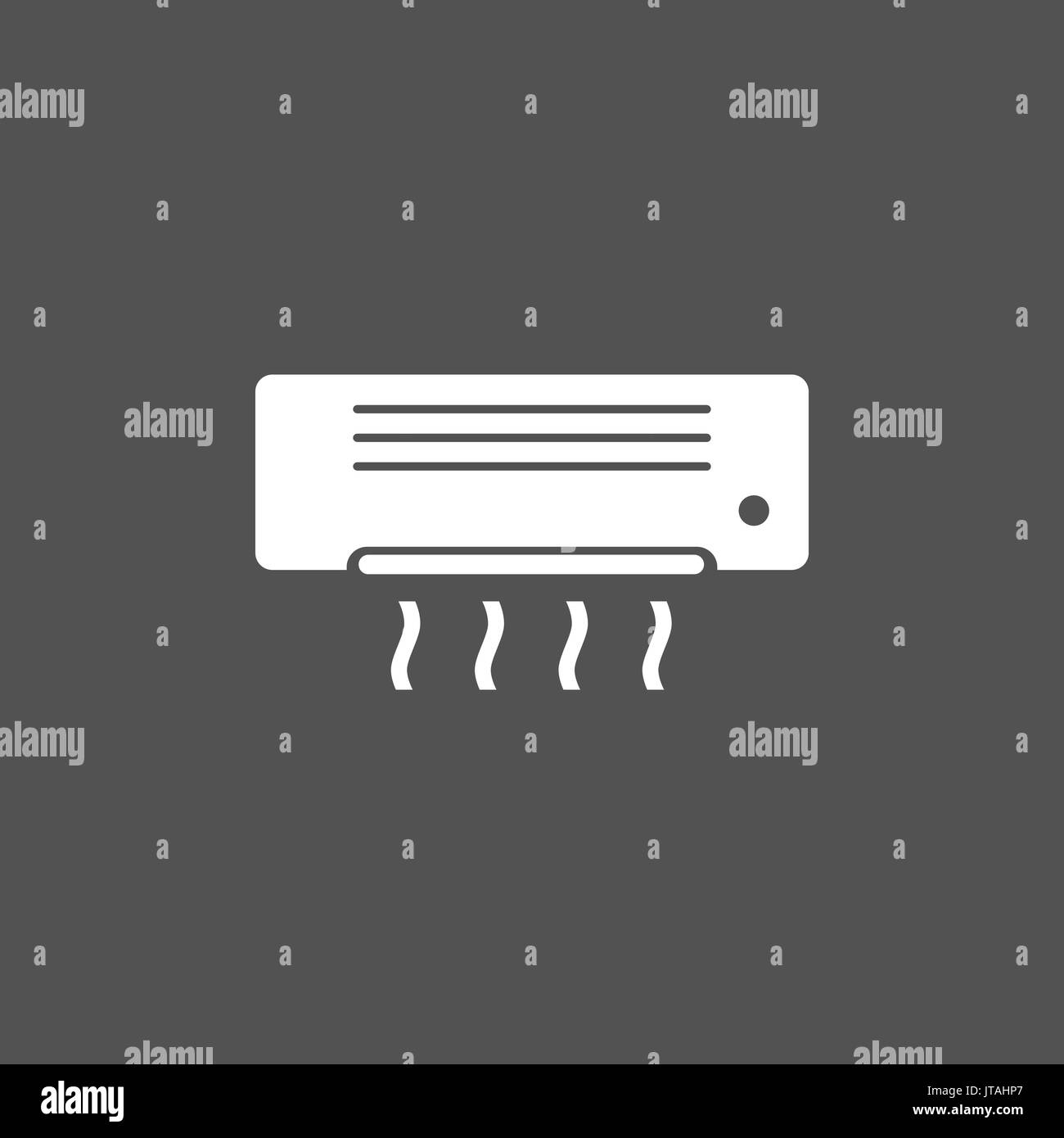 Air conditioning icon on dark background Stock Vector Image & Art - Alamy