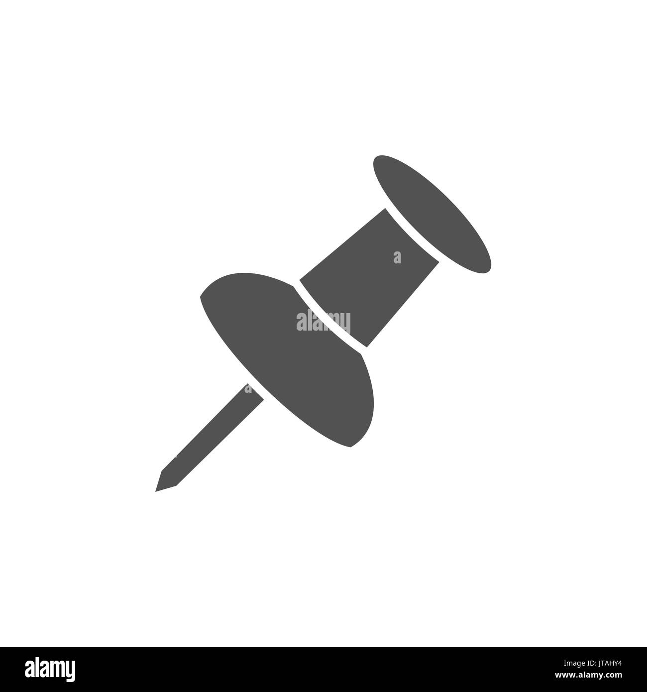 Push Pin Clipart Black And White