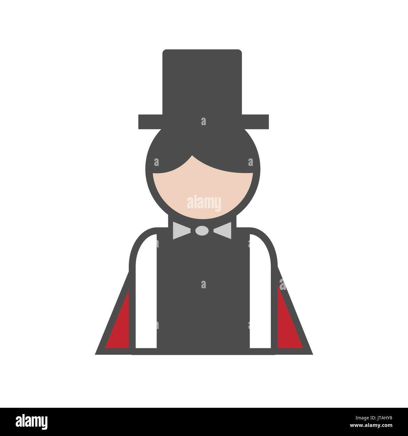 Black magic icon linear Cut Out Stock Images & Pictures - Alamy