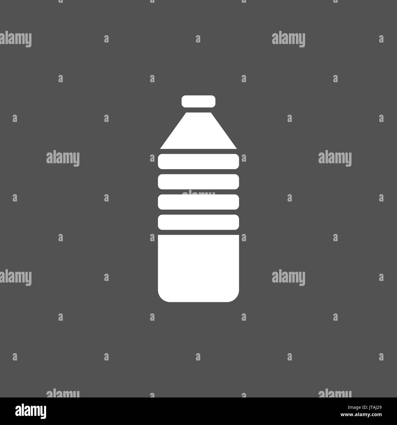 Water bottle icon on dark background Stock Vector Image & Art - Alamy