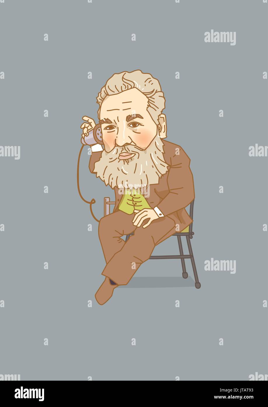 The great men in history illustration Stock Vector Images - Alamy