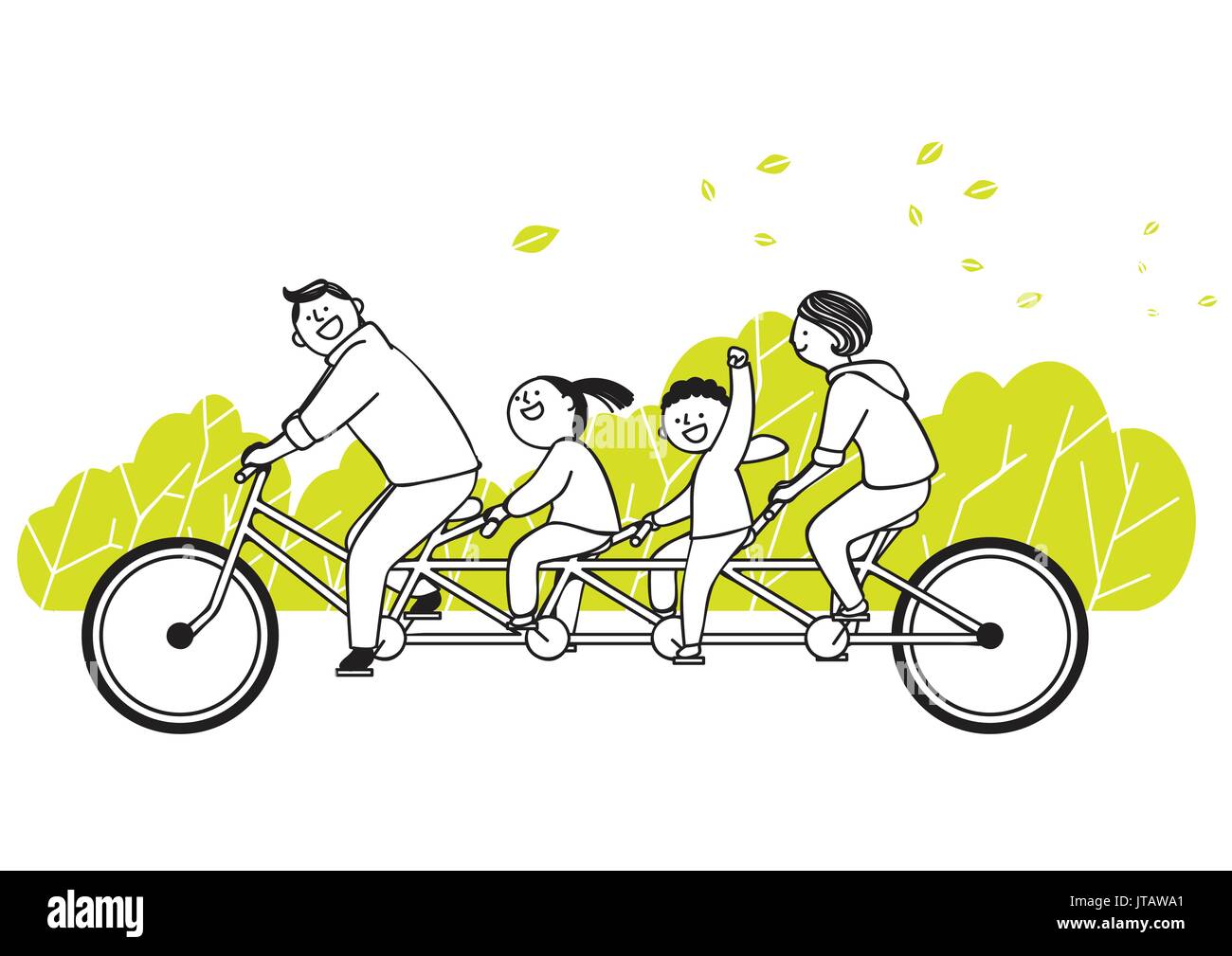 Boy girl grass happy Stock Vector Images - Alamy