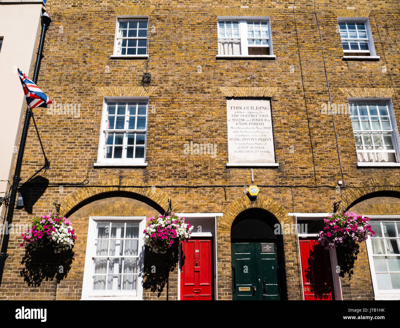 Eton High Street, Building Built in 1812, Eton, Windsor, Berkshire ...