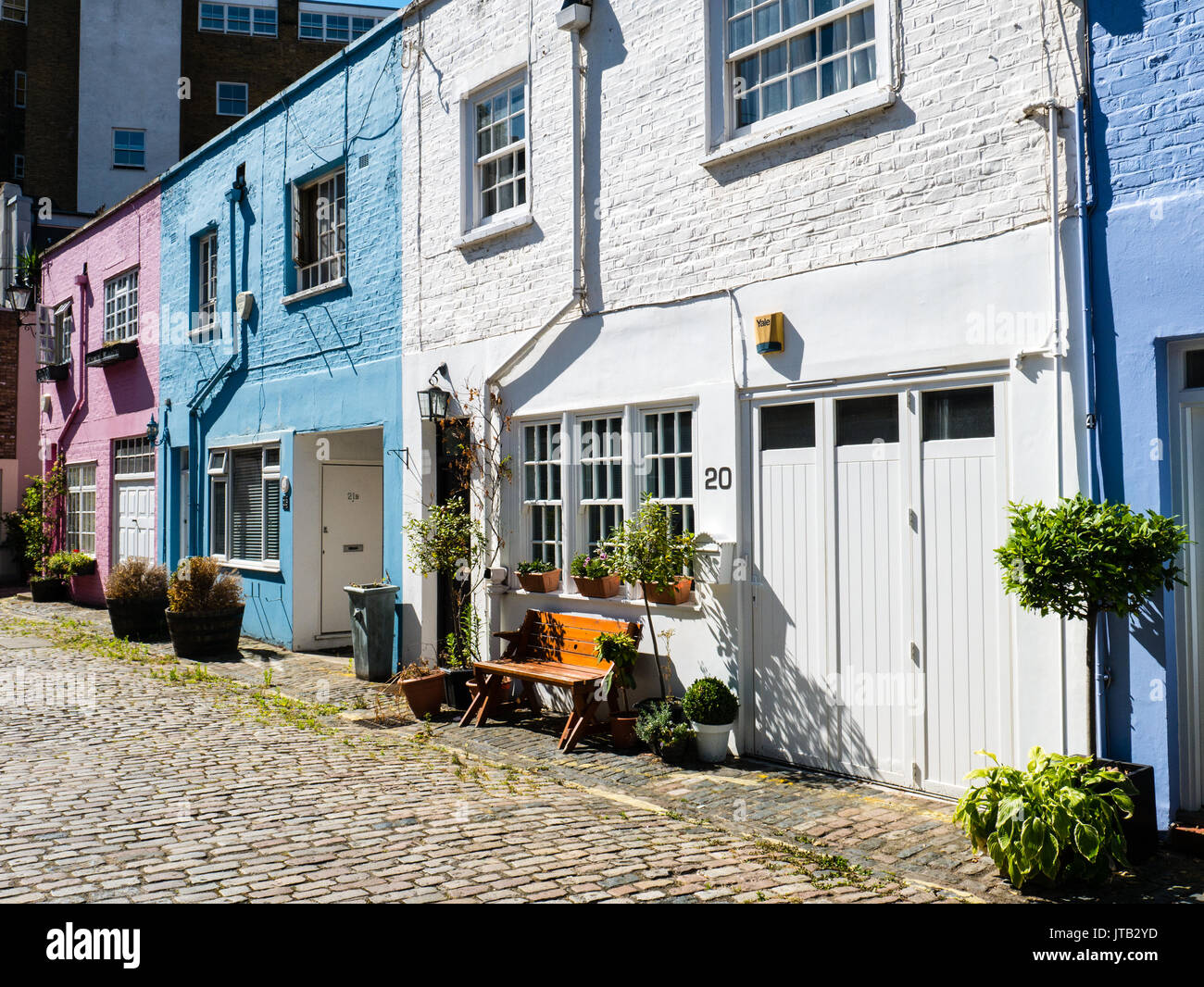 Conduit Mews, Paddington, City of Westminster, London, England, UK, GB ...