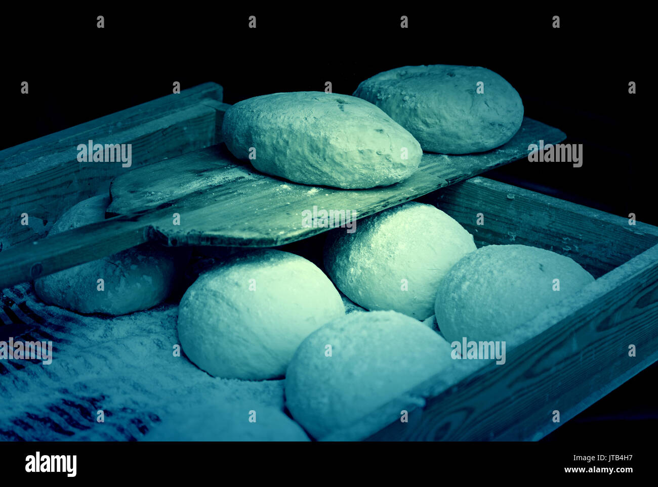Bread dough, bread making detail, traditional artisan bakery, food and ...