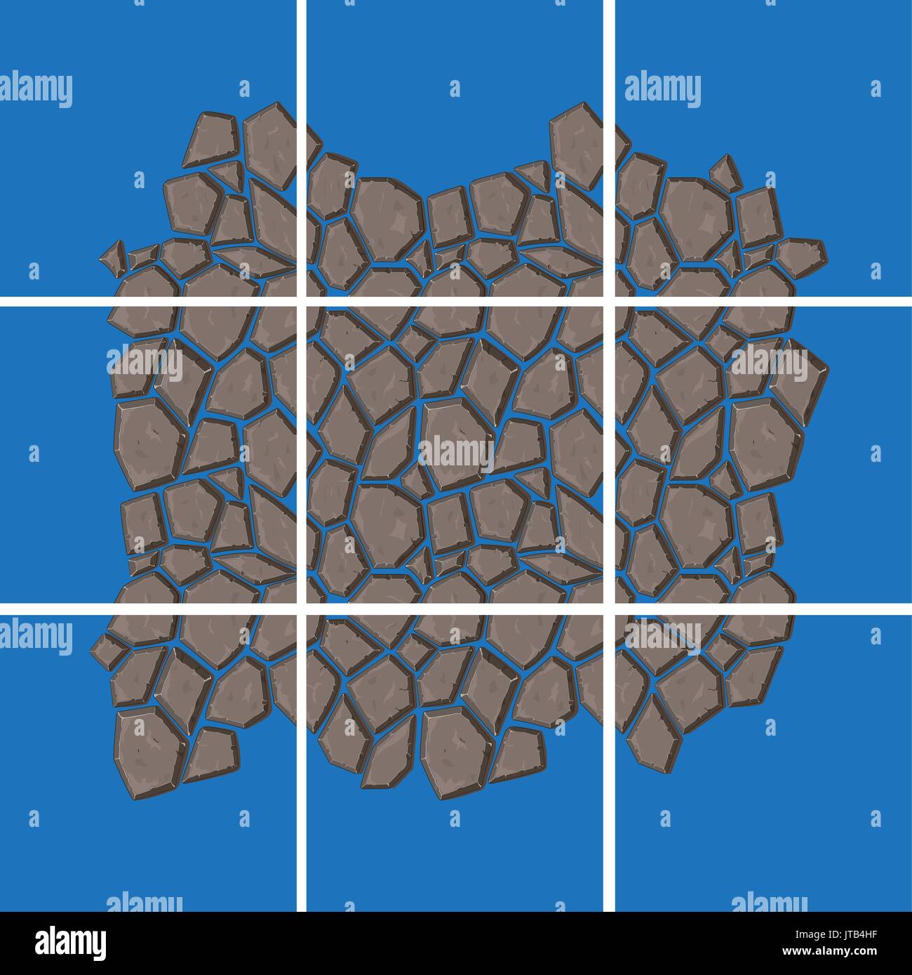 stone tiles kit Stock Vector Image & Art - Alamy