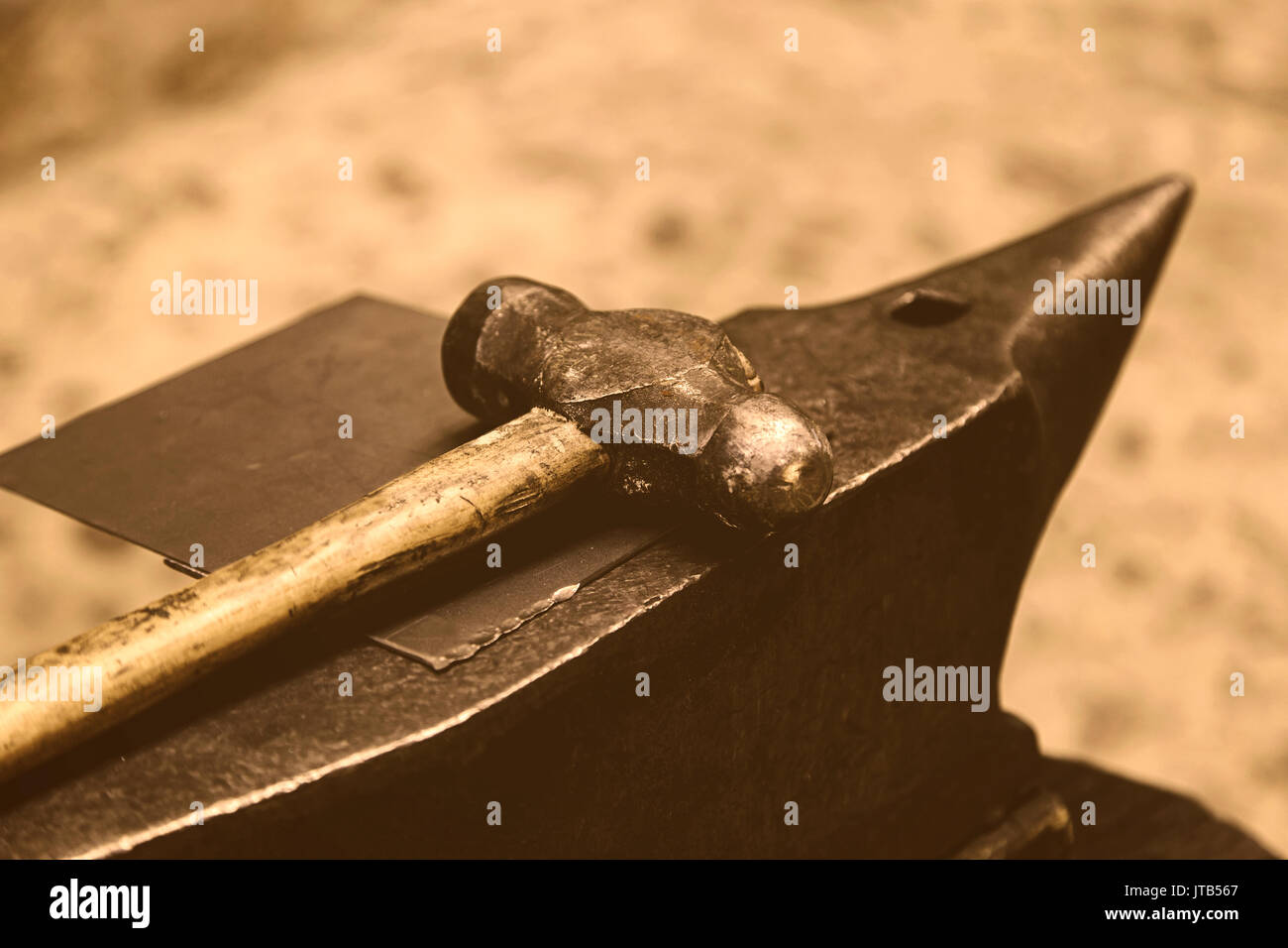 Farrier forging detail on anvil hi-res stock photography and images - Alamy