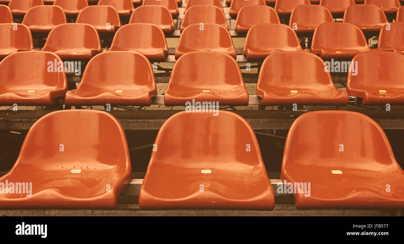 Stadium stages, detail of a sports stadium, sport and hobby Stock Photo ...