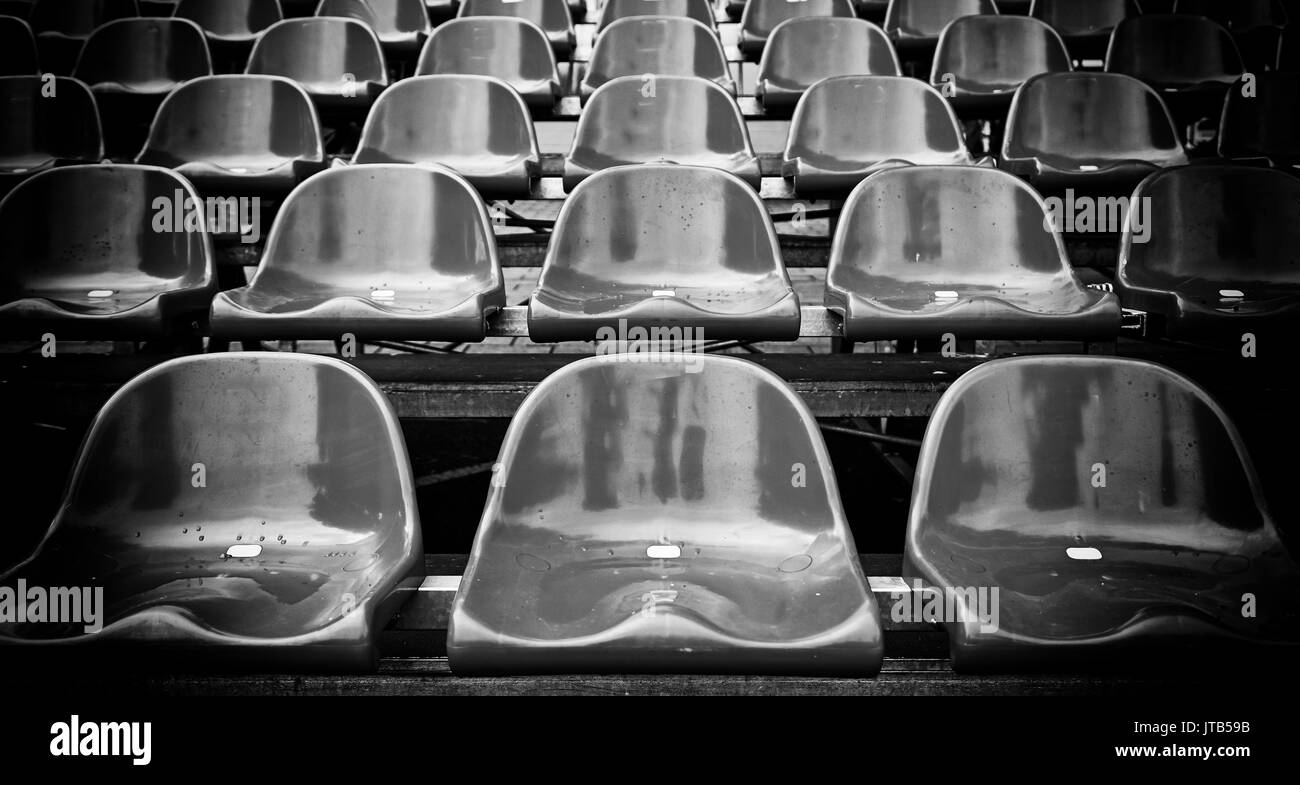 Stadium stages, detail of a sports stadium, sport and hobby Stock Photo ...