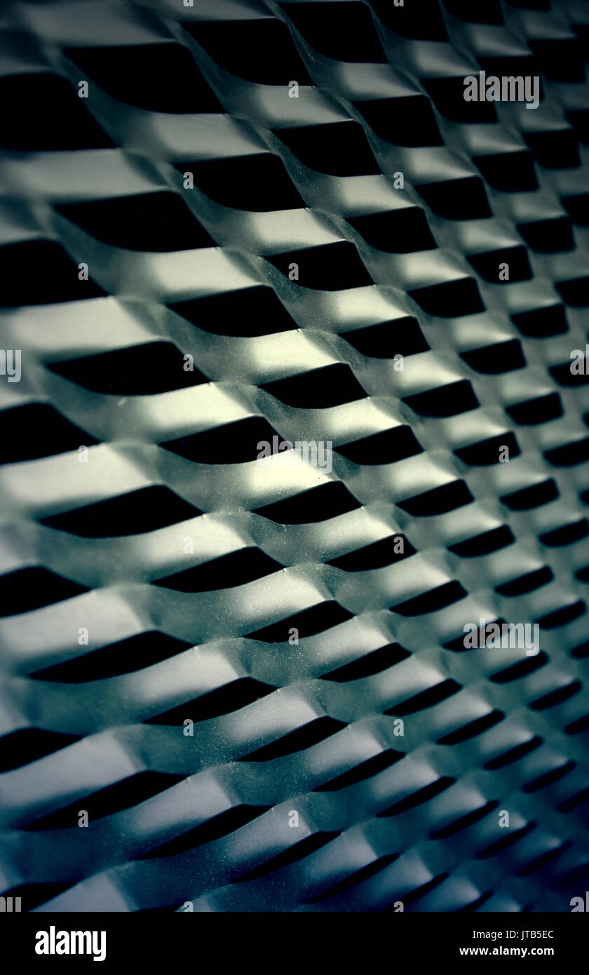 Metal background with curves, decorated metal detail, protection and ...