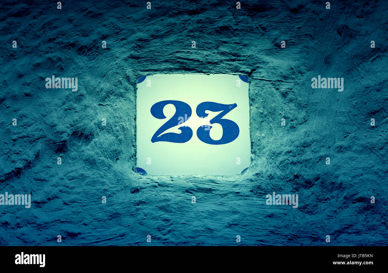 Two digit number red plate hi-res stock photography and images - Alamy