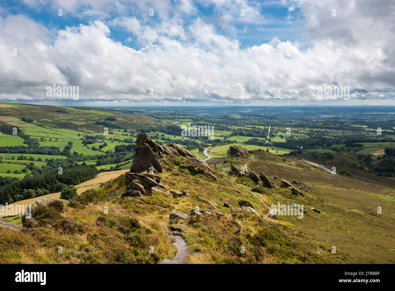 Ramshaw rocks in the Peak District national park, Staffordshire ...