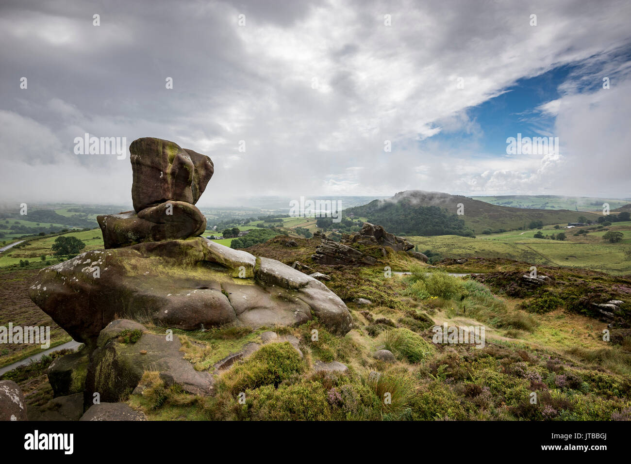 Ramshaw rocks in the Peak District national park, Staffordshire ...
