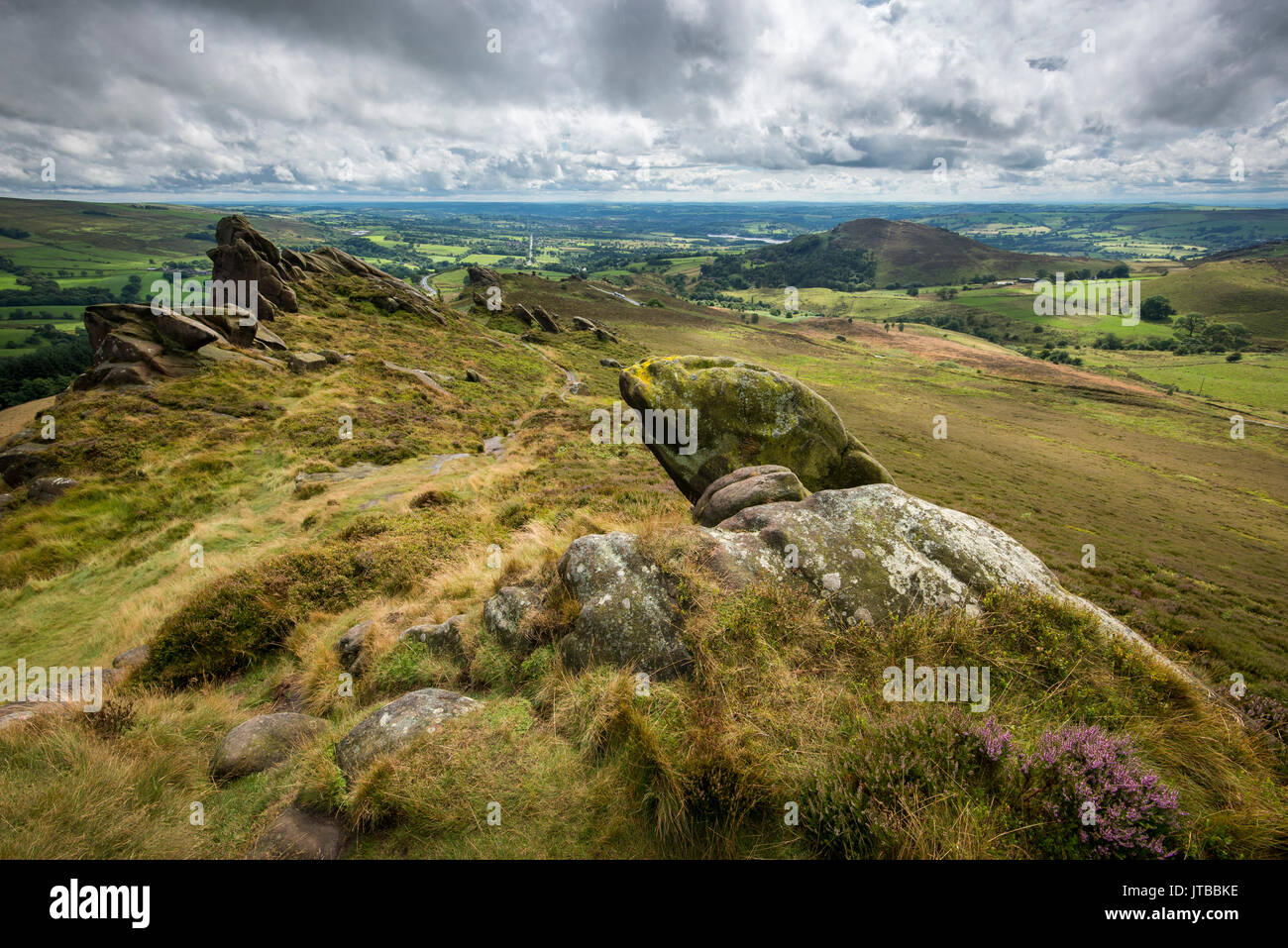 Ramshaw rocks in the Peak District national park, Staffordshire ...