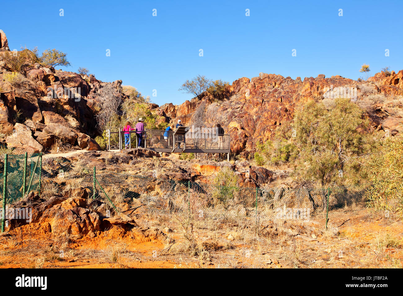 flora and fauna sanctuary Broken Hill New South Wales Australia Stock ...
