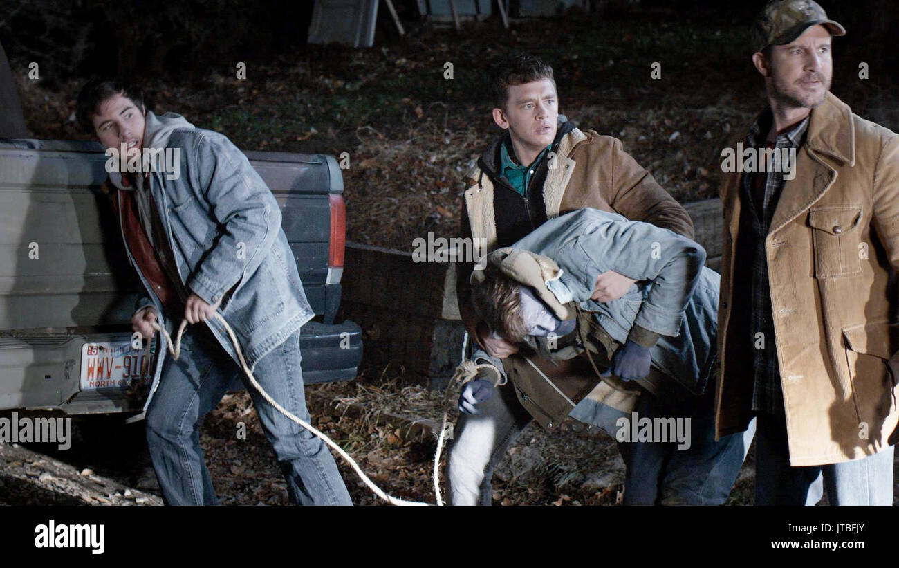 BLUE, carrying Drew Connick, from left, Brad Worch II, Adam Aalderks ...
