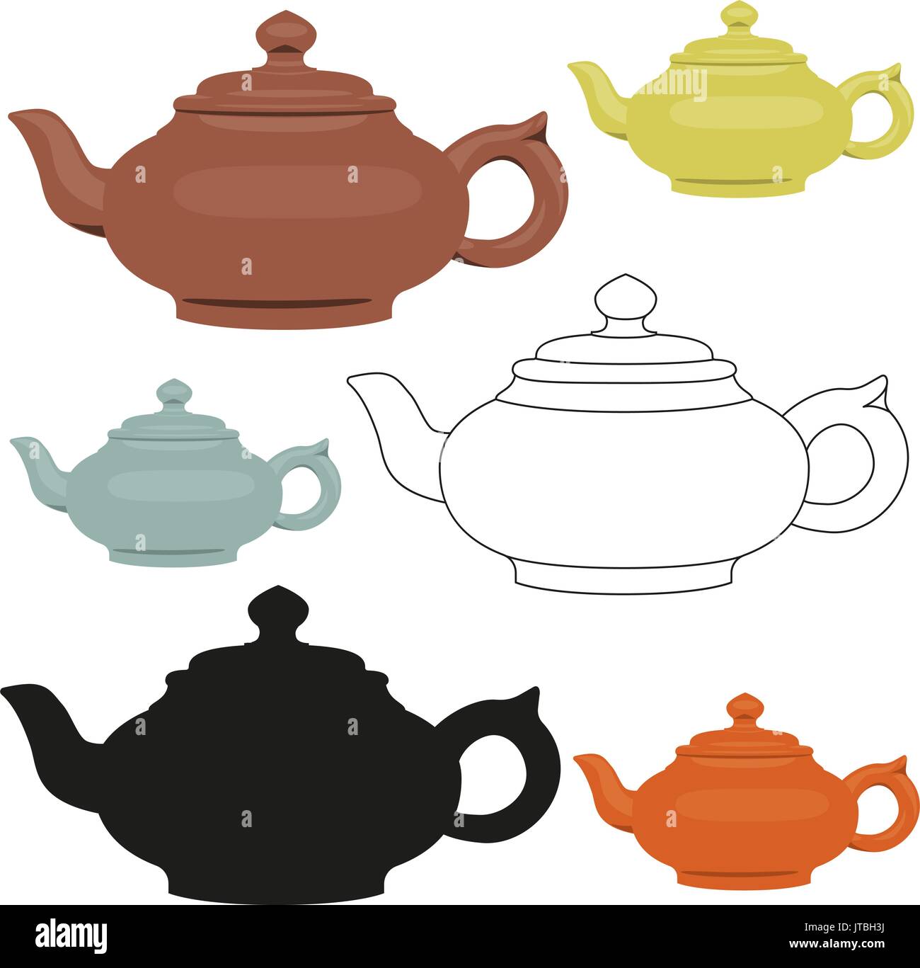 Ceramic steam Stock Vector Images - Alamy