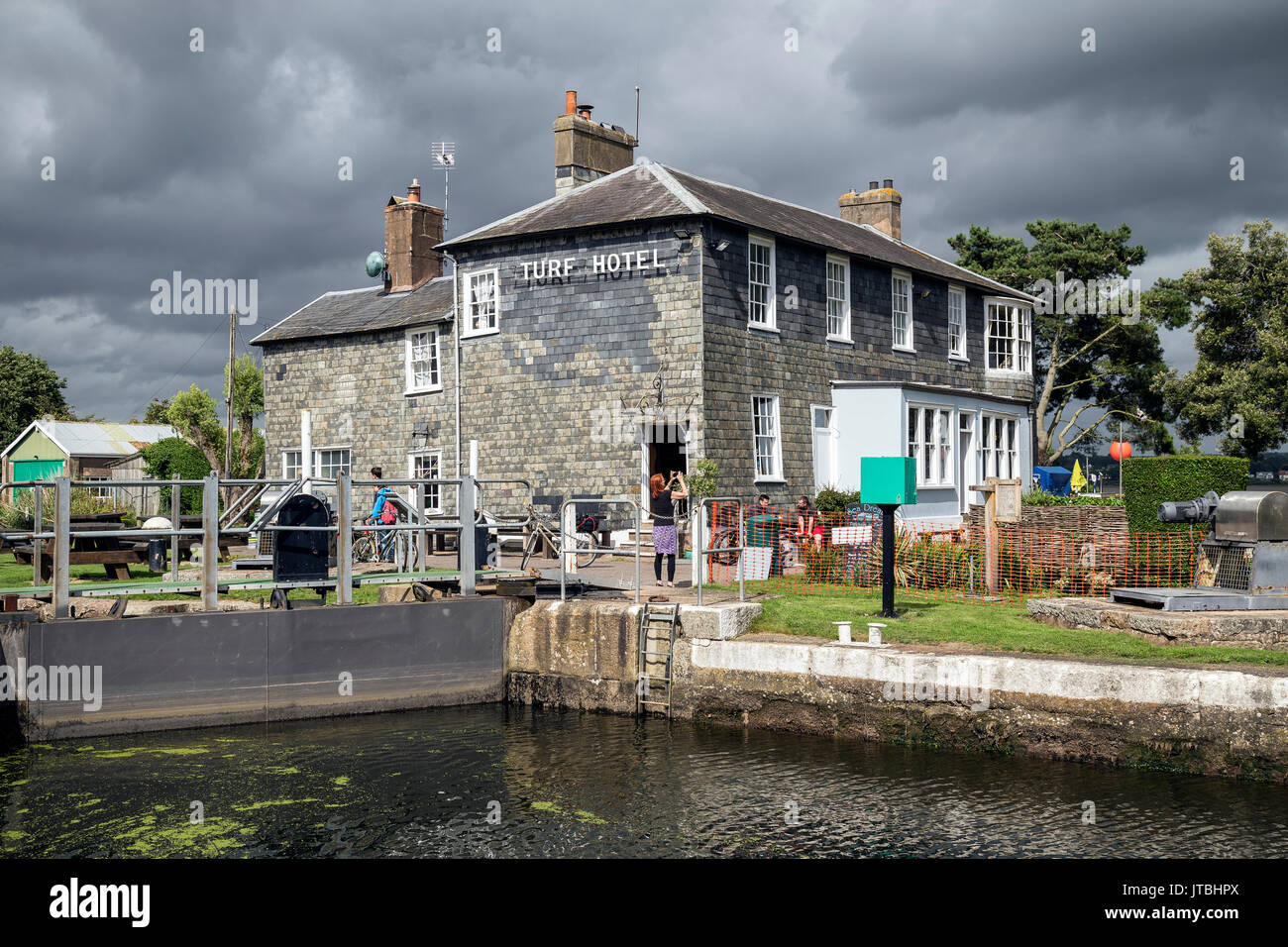 Exeter ship canal hi-res stock photography and images - Alamy