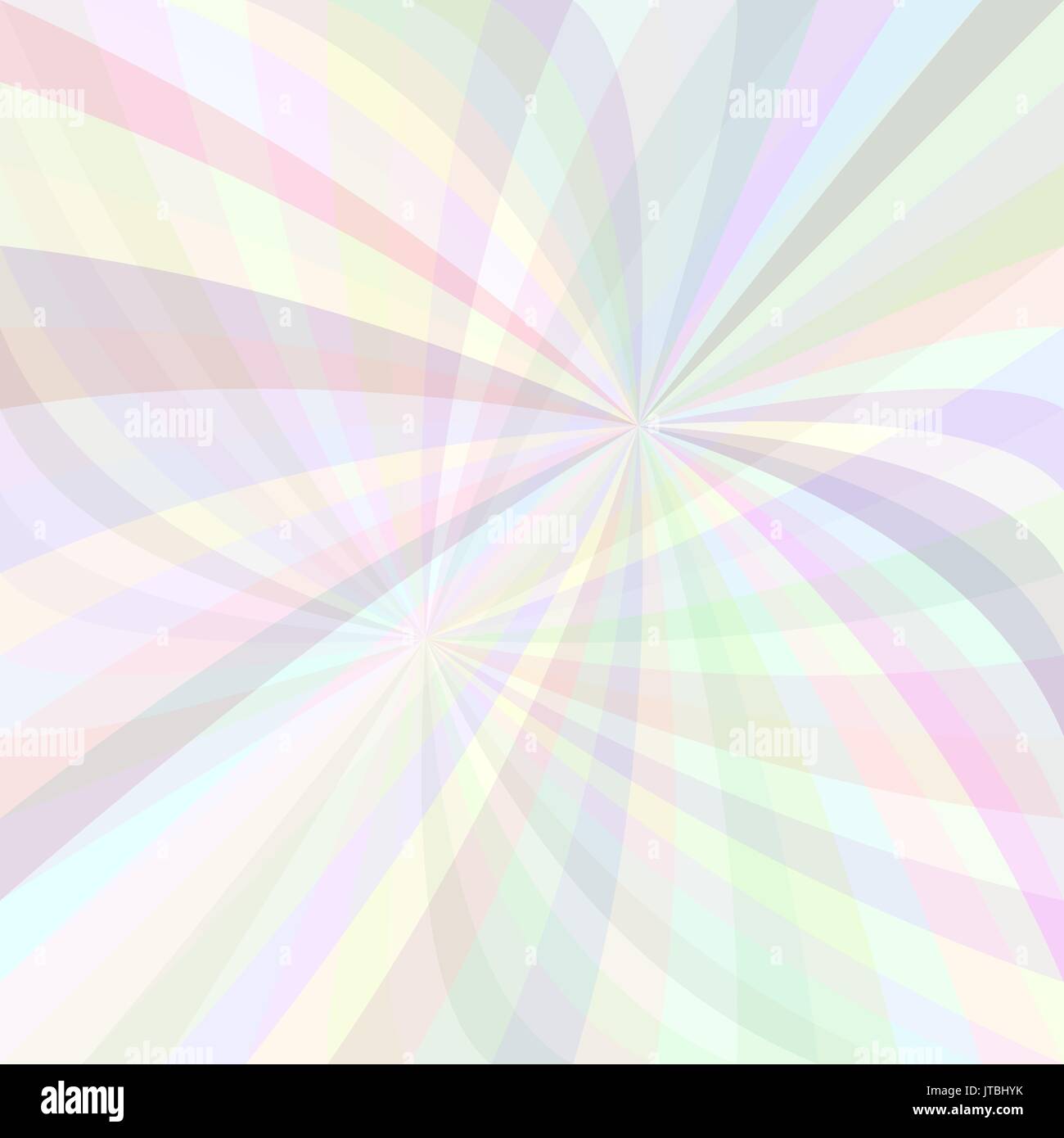 Abstract curved ray burst background - vector illustration from light ...