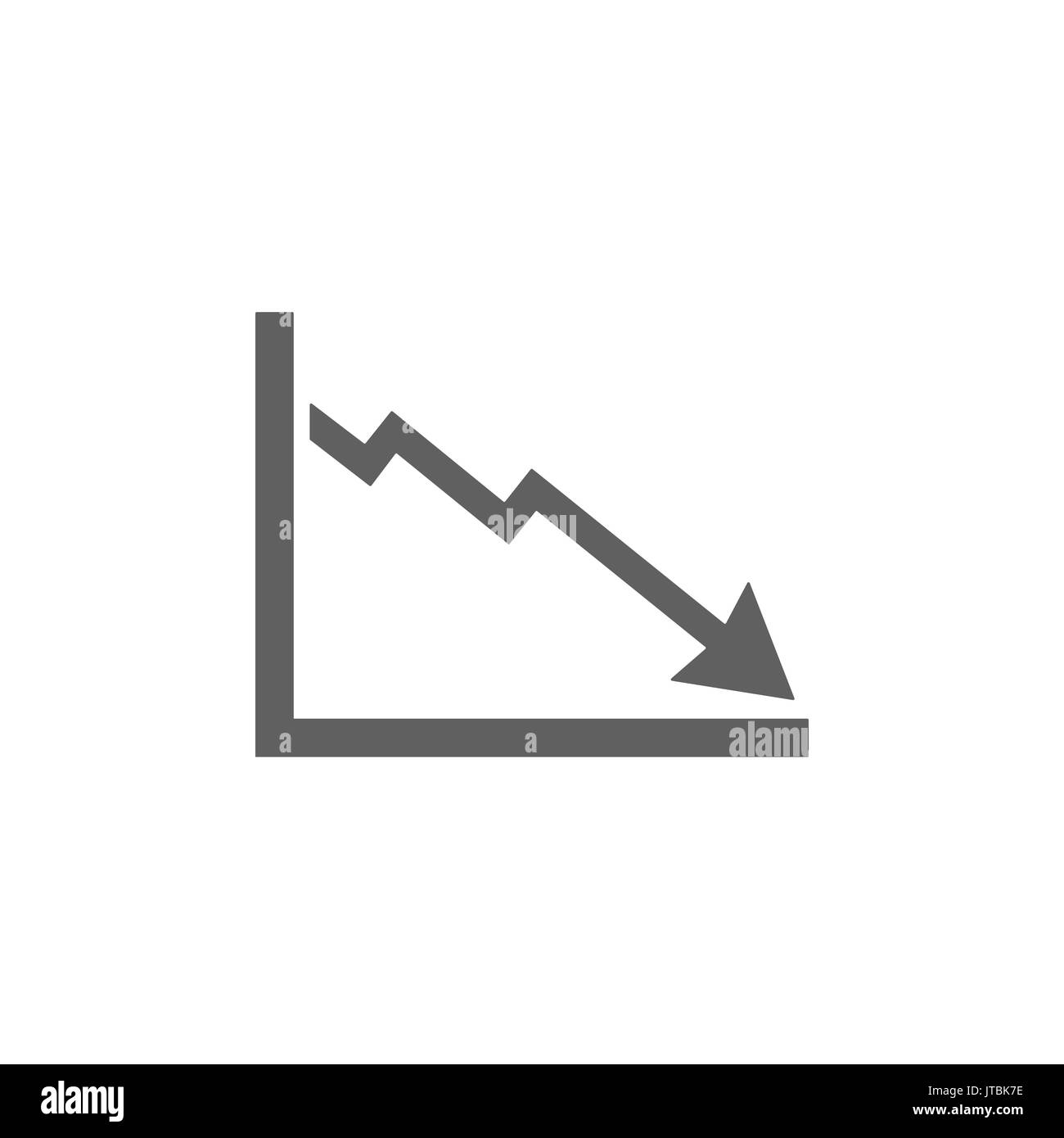 Slight Downward Graph
