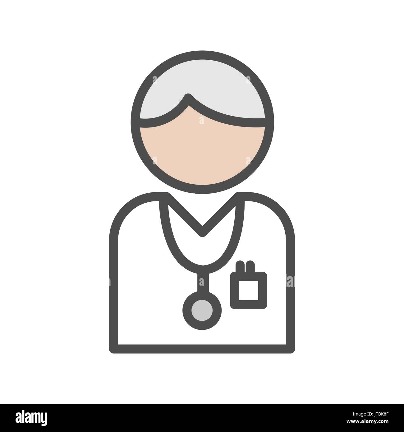 Medical doctor profile icon male hi-res stock photography and images ...