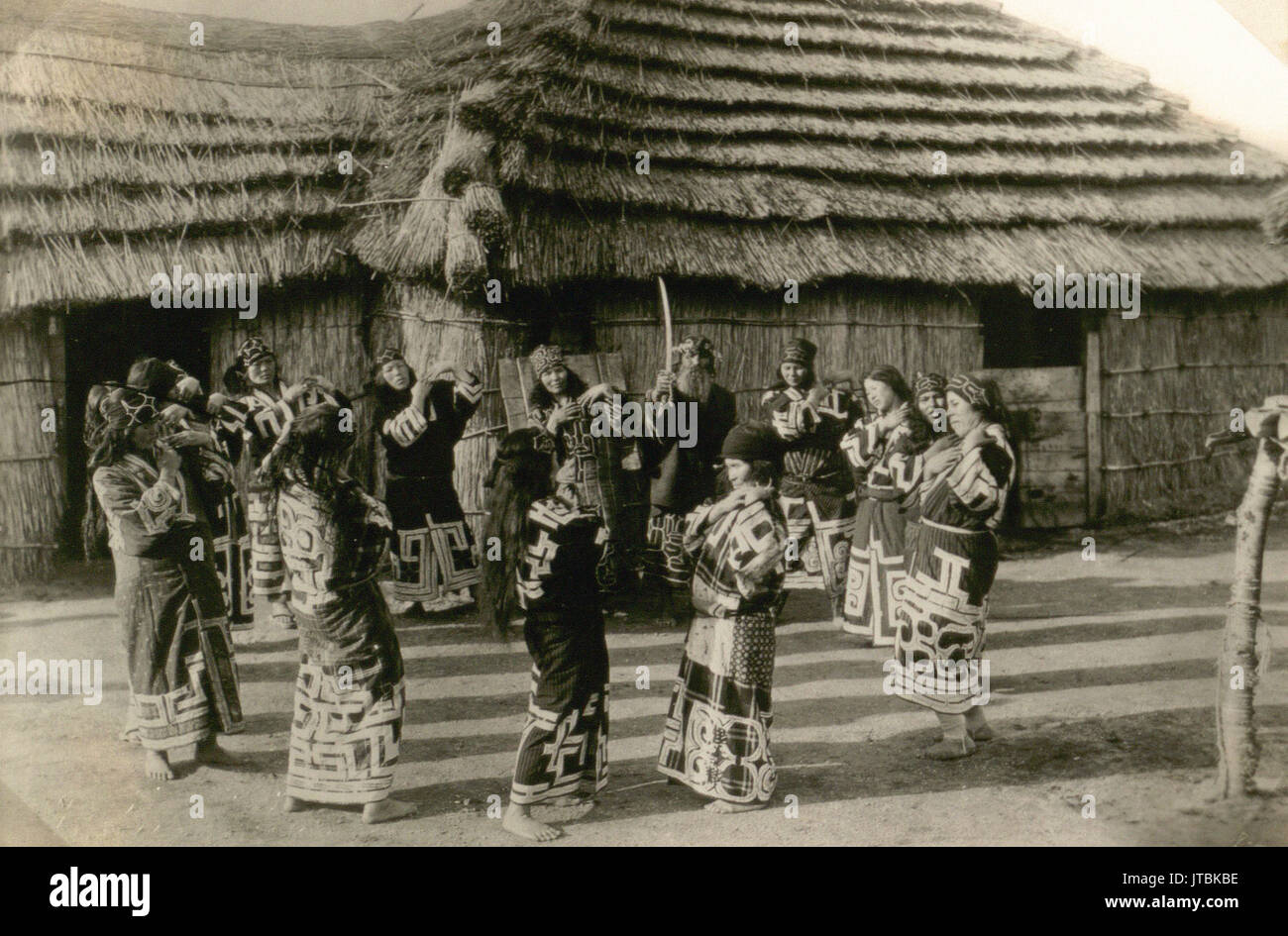 Ceremonial round dance, resembles the Japanese Bon-Odori (Temple dance ...