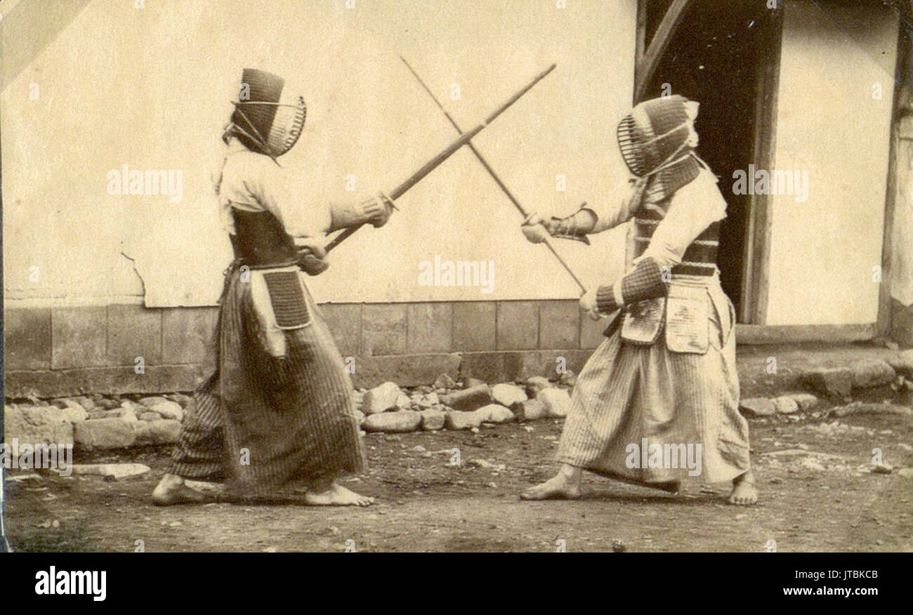 Japanese fencing hi-res stock photography and images - Alamy