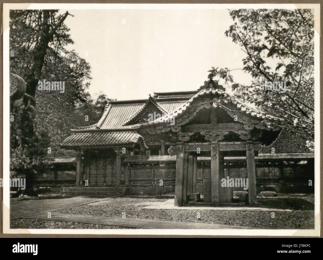 Temple, Japan. 1935 Stock Photo - Alamy