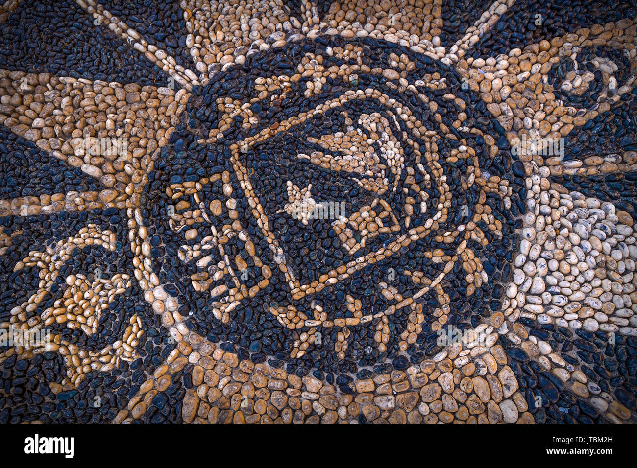 Italy Liguria Camogli - Risseu (typical Ligurian mosaic made of river ...