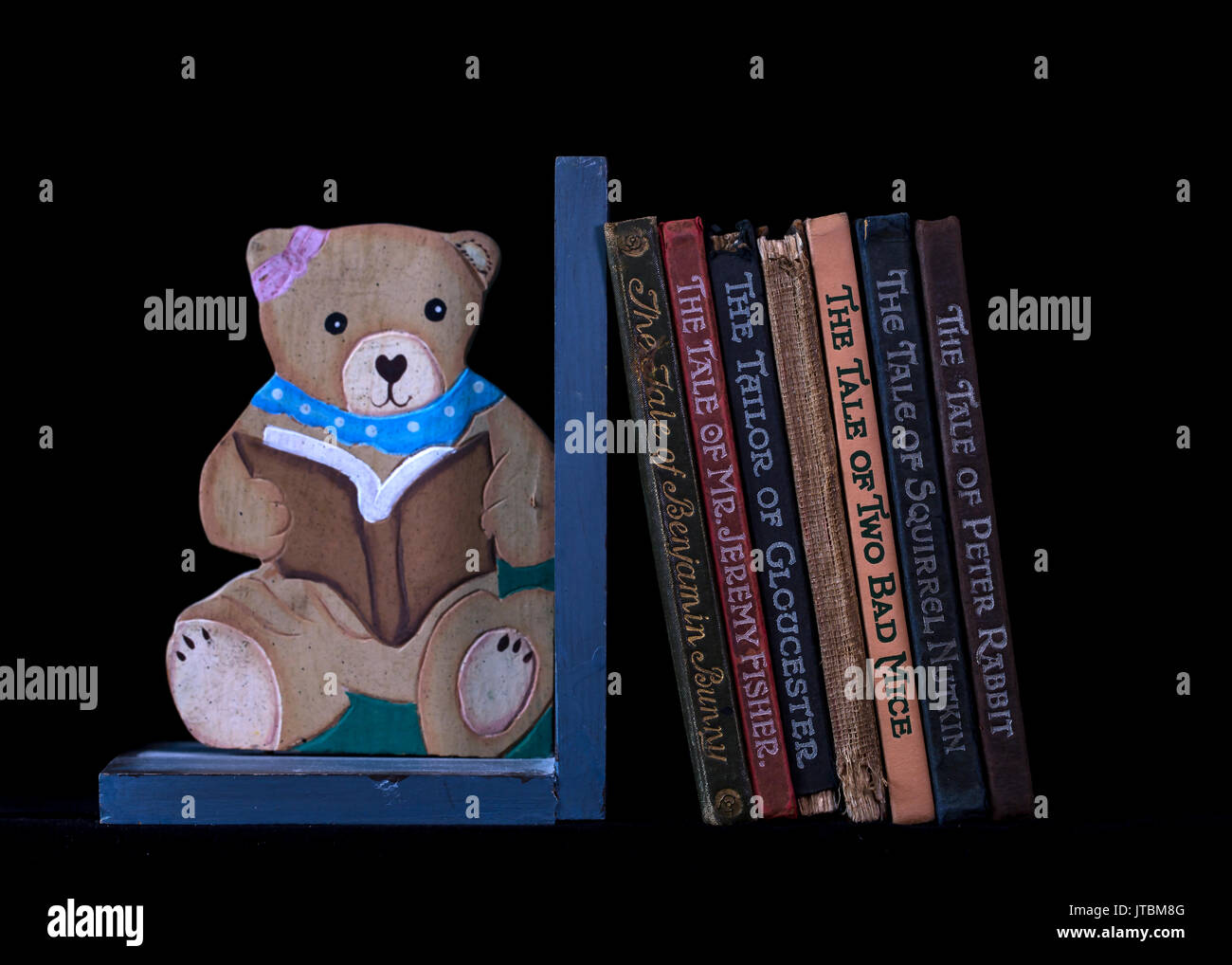 Children's Bookshelf, Beatrix Potter Stock Photo - Alamy