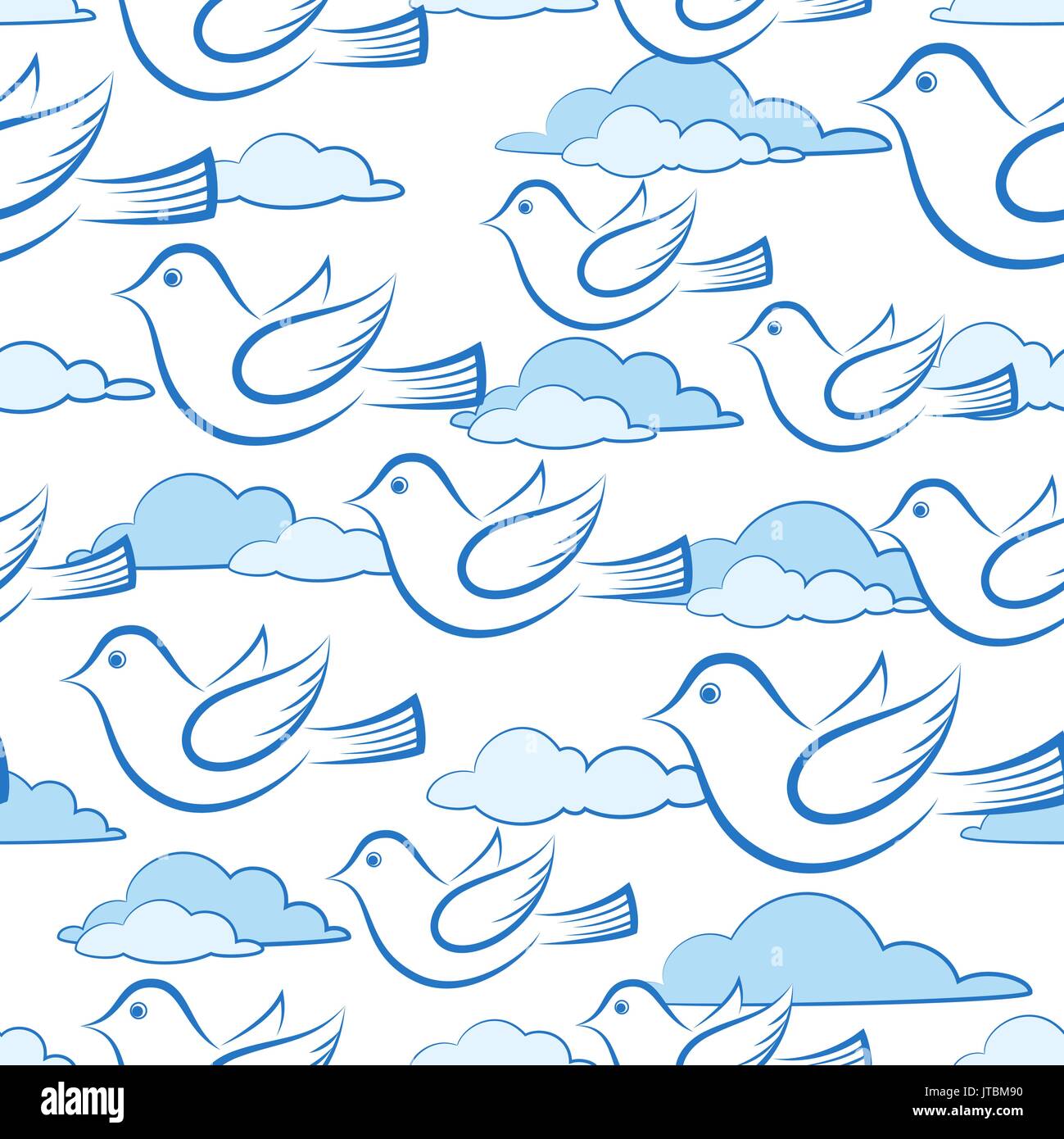 Bluebird heaven Stock Vector Images - Alamy