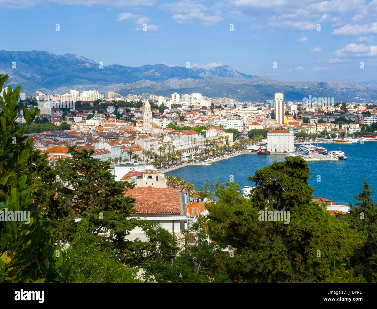 Harbour split dalmatian coast hi-res stock photography and images - Alamy