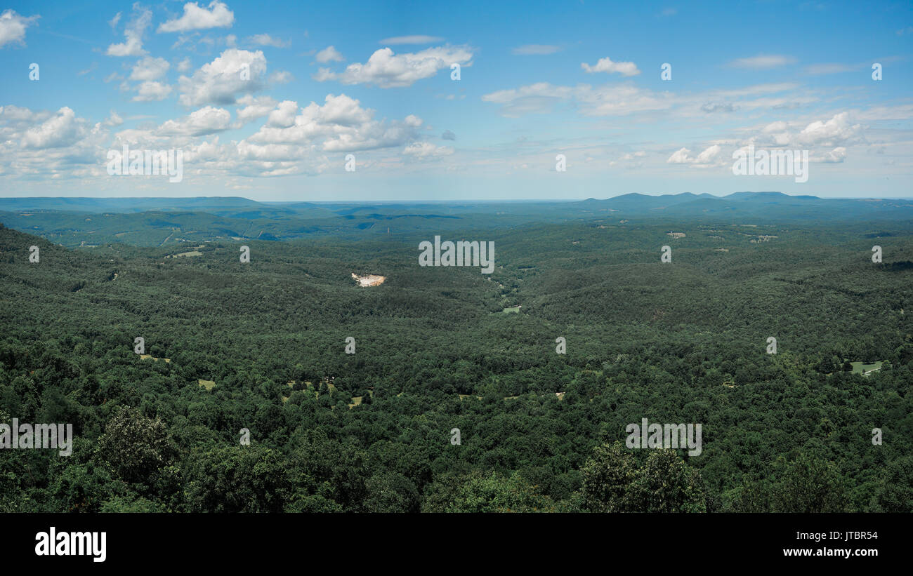 The view of forrest is from the Ozark National Forrest, Arkansas Stock ...