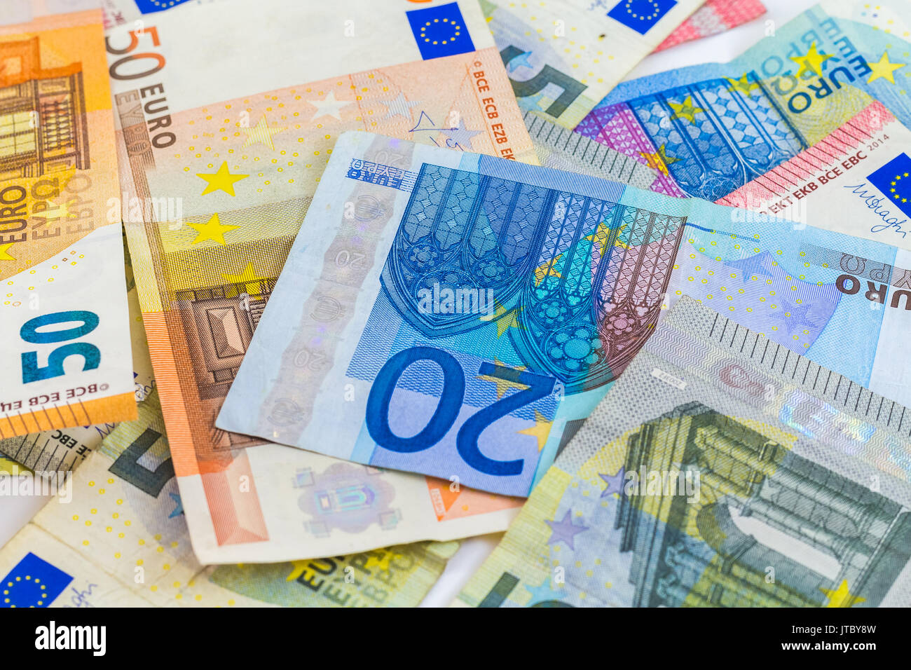 Euro notes european hi-res stock photography and images - Alamy