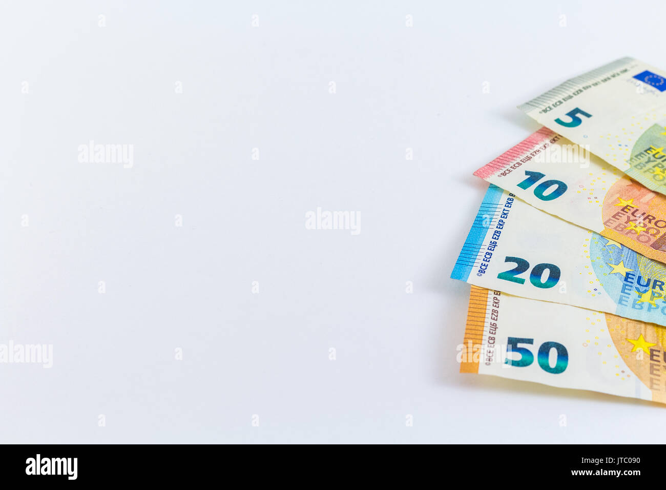 Euro Money Euro Notes European Banknotes Currency Stock Photo - Alamy
