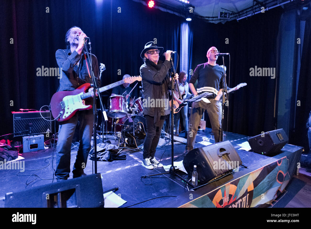 The original line-up of The Mekons play a gig at The Continental ...