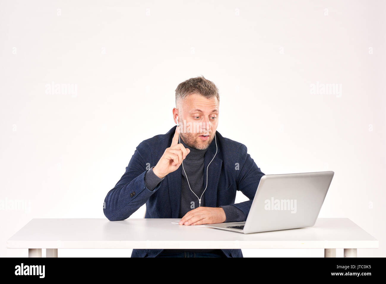 Business video call Stock Photo - Alamy