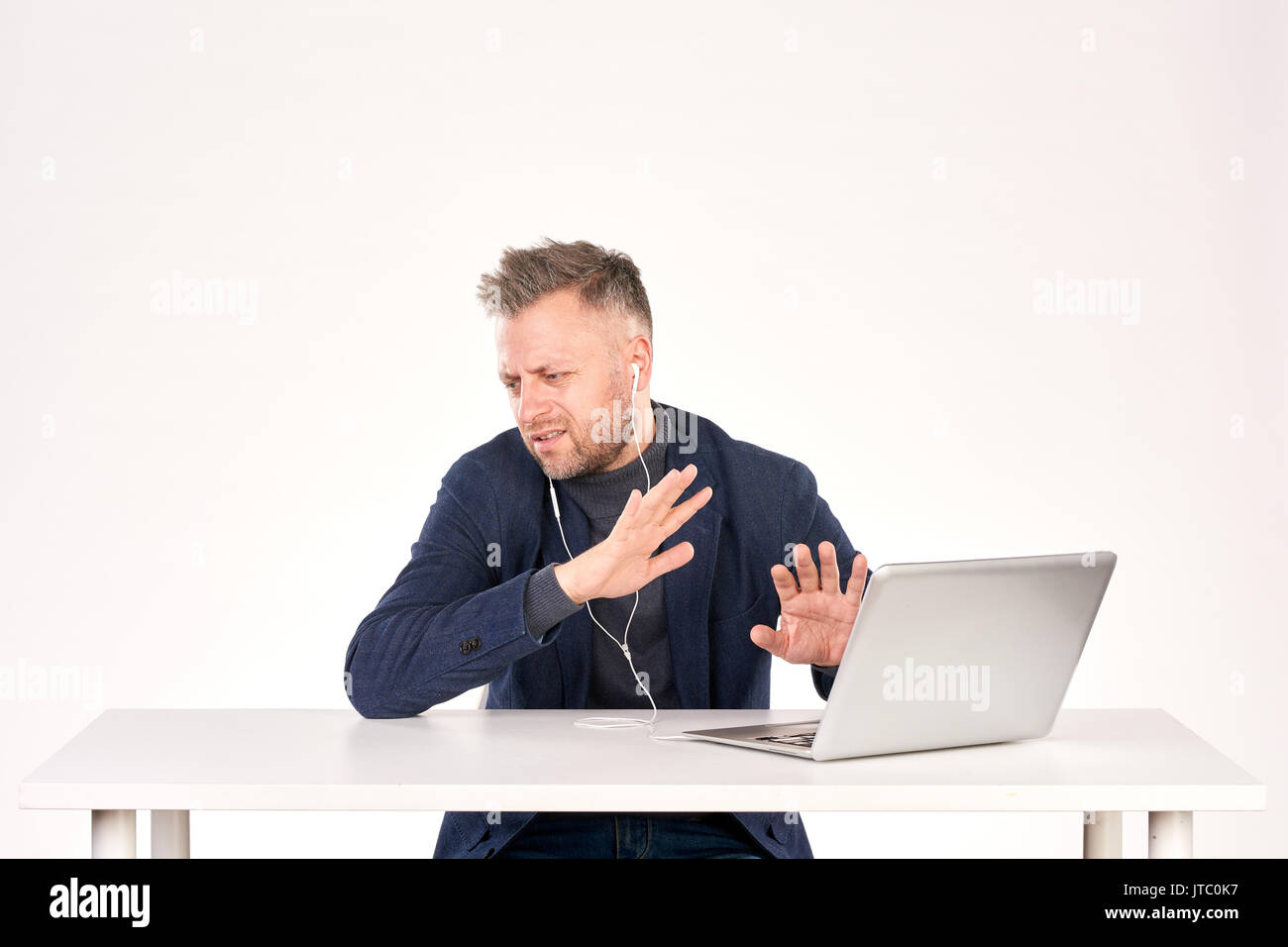 Business video call Stock Photo - Alamy