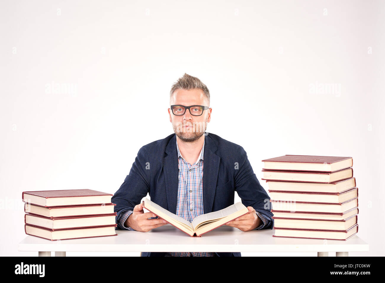 Professor eyeglasses hi-res stock photography and images - Alamy