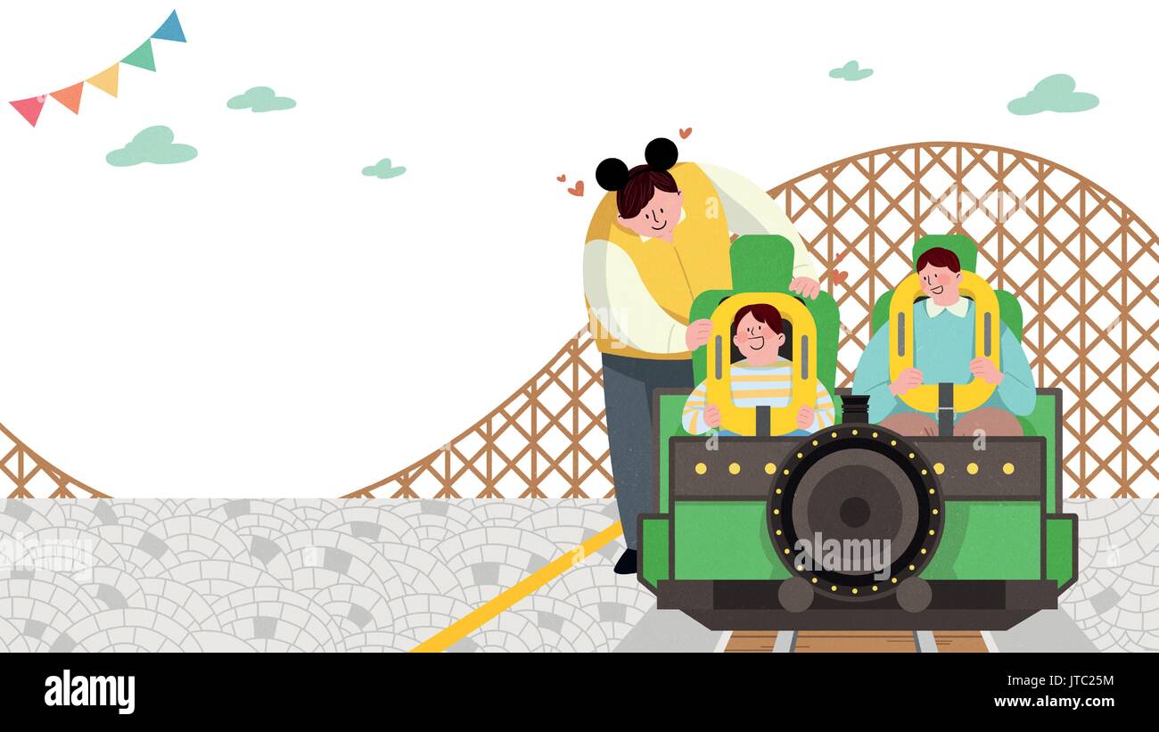 Roller coaster safety Stock Vector Images - Alamy