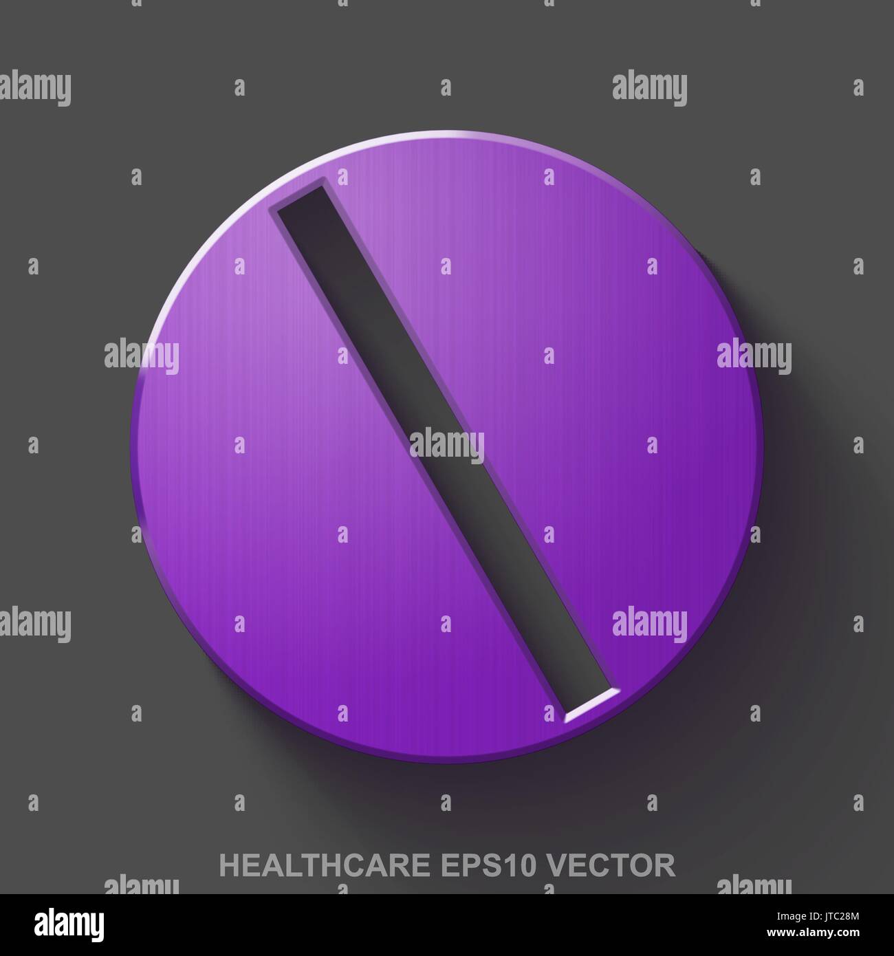 Flat purple medical symbol icon hi-res stock photography and images - Alamy