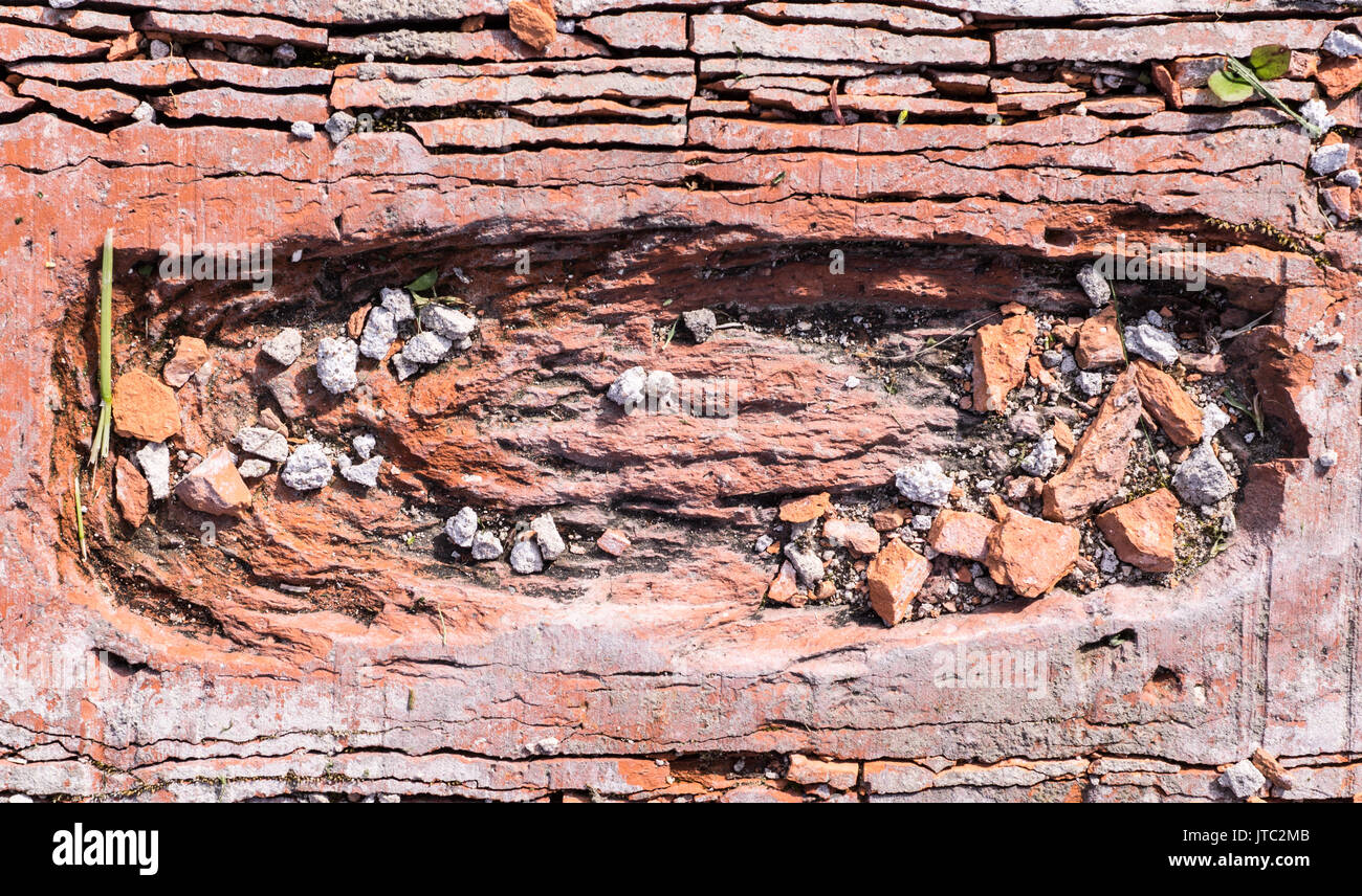 weathered red brick texture. background Stock Photo - Alamy