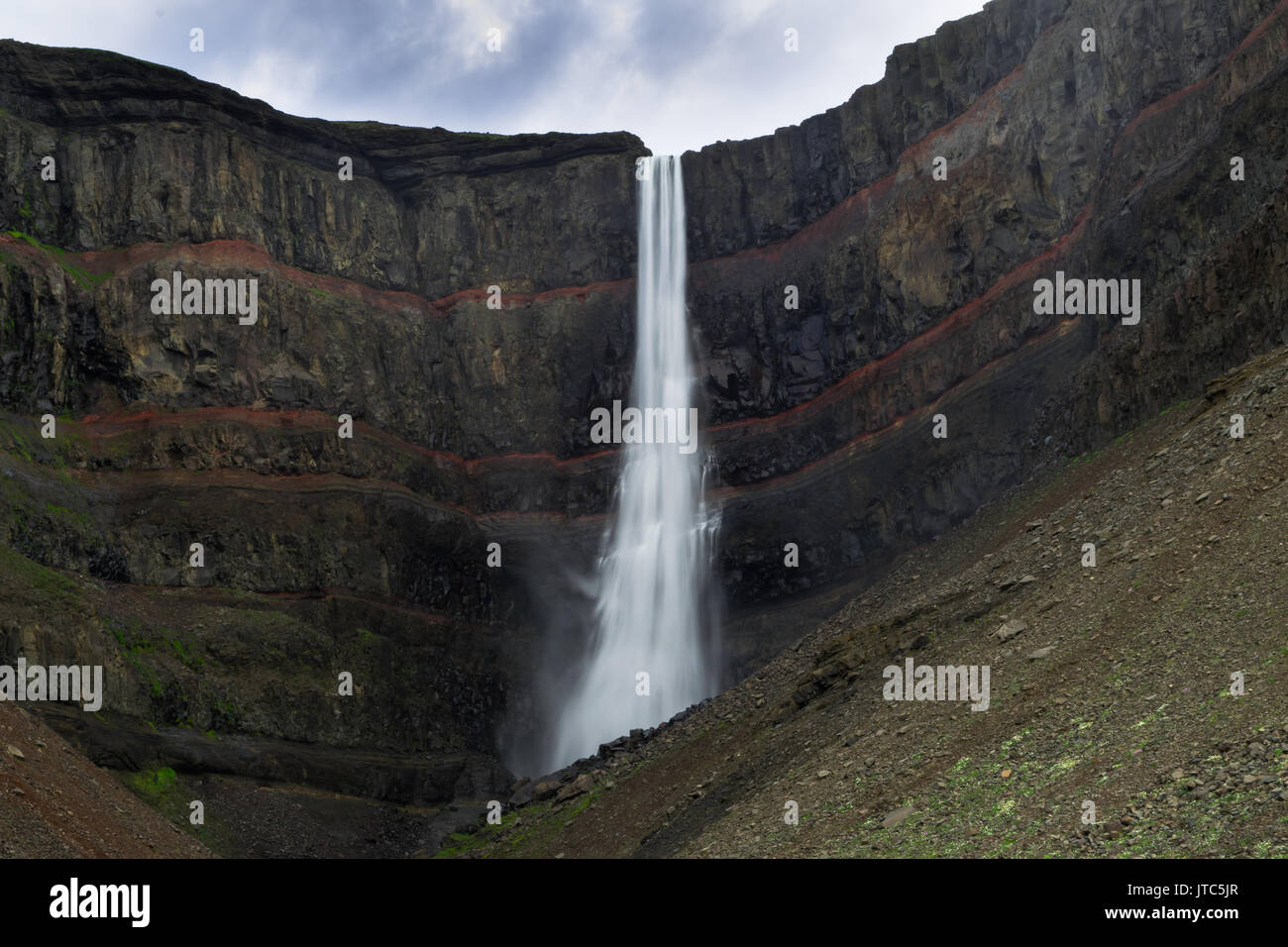 Litlanesfoss Waterfall, Iceland Stock Photo - Alamy